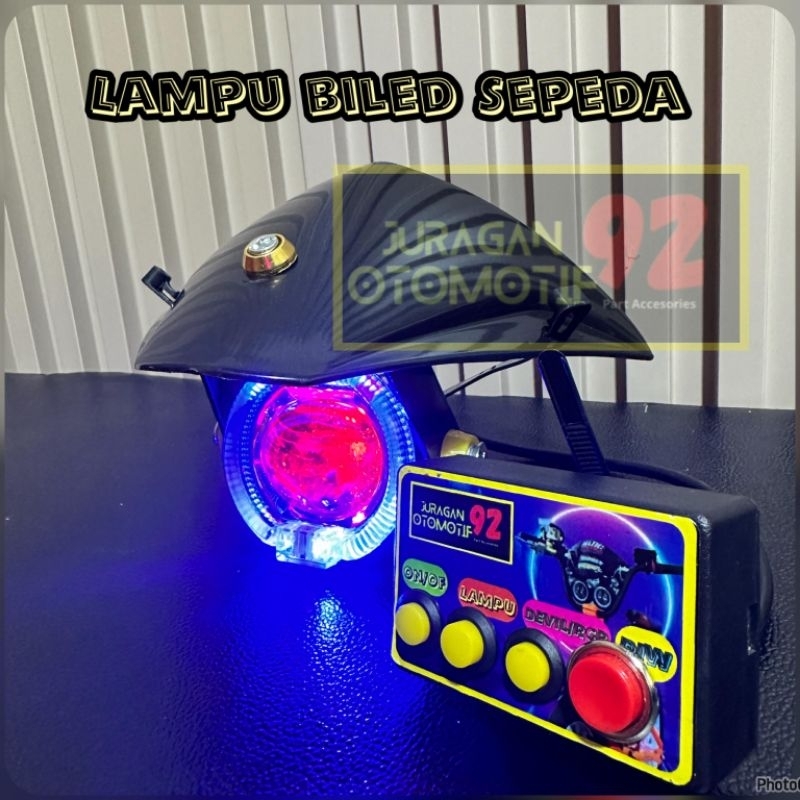 Jual lampu projie biled sepeda aksesoris sepeda lampu biled | Shopee ...
