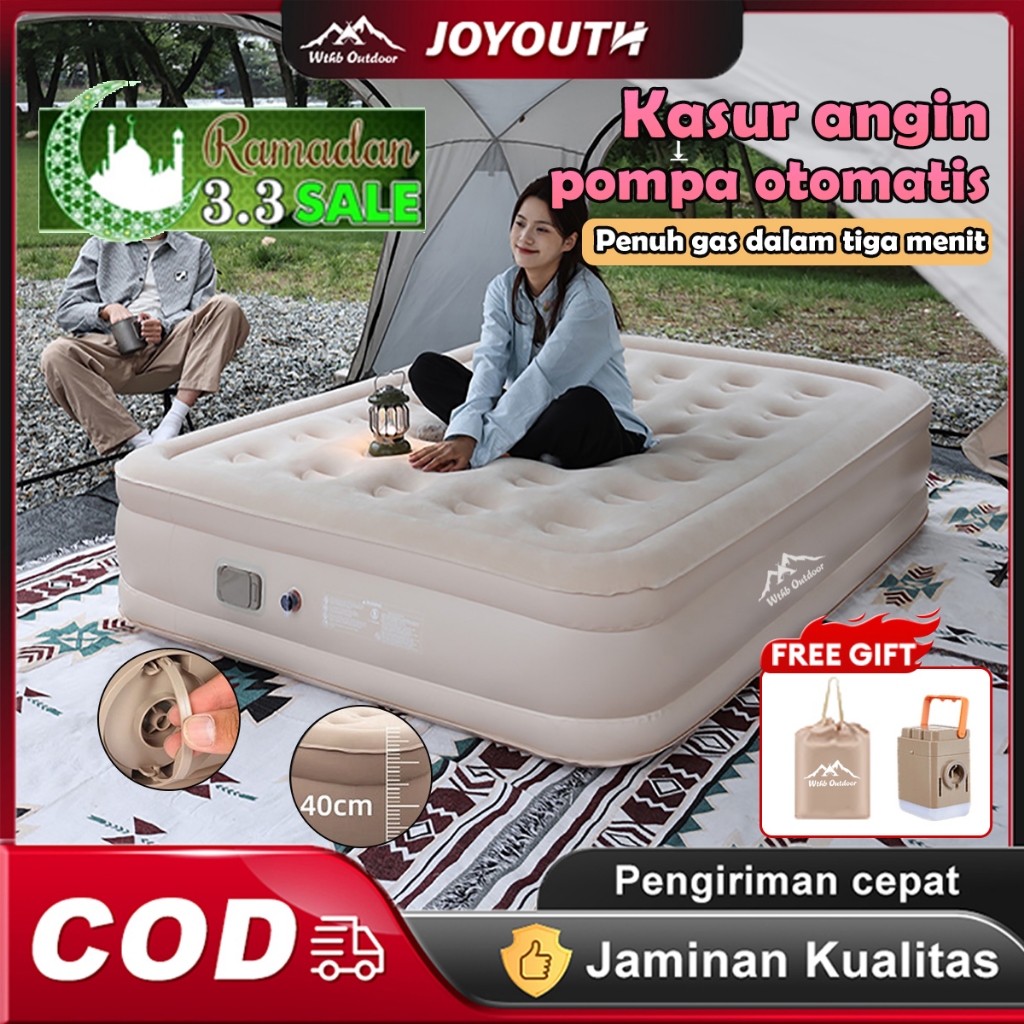 Jual JOY kasur angin pompa otomatis outdoor Kasur pompa lipat kasur ...