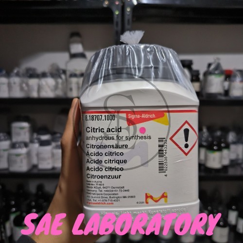 Jual Citric Acid Anhydrate / Asam Sitrat / C6H8O7 MERCK 8.18707 MERCK ...
