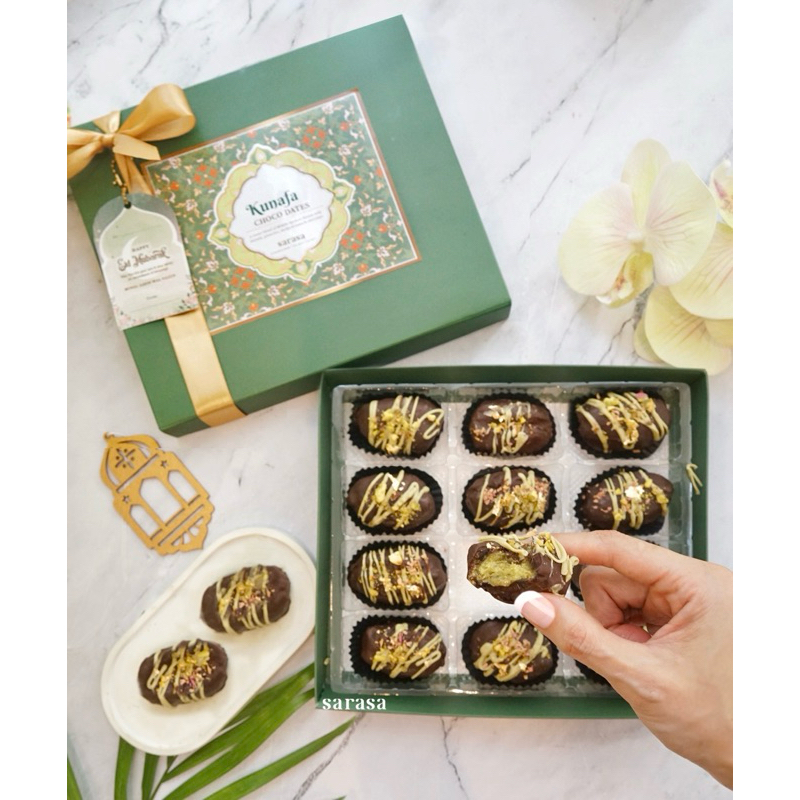 Jual Kurma Coklat Dubai Pistachio Kunafa - Chocolate Dubai | Shopee Indonesia