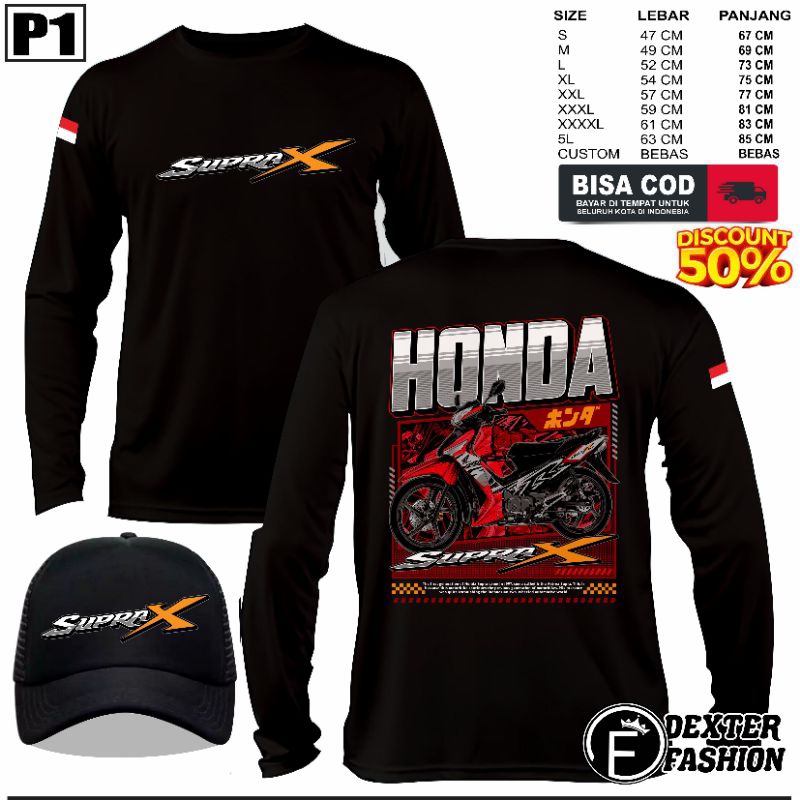Jual KAOS SUPRA X TERBARU GRATIS TOPI BAJU SUPRA X BAHAN BERKUALITAS ...