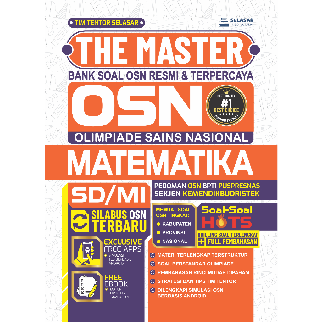 Jual Buku The Master Bank Soal Osn Matematika SD/MI | Selasar Media Utama | Shopee Indonesia