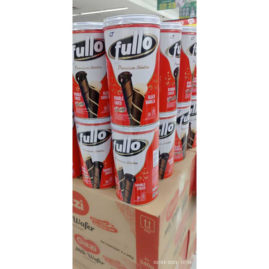 Jual FULO WAFER STICK TIN 280GR - DOUBLE CHOCO | Shopee Indonesia