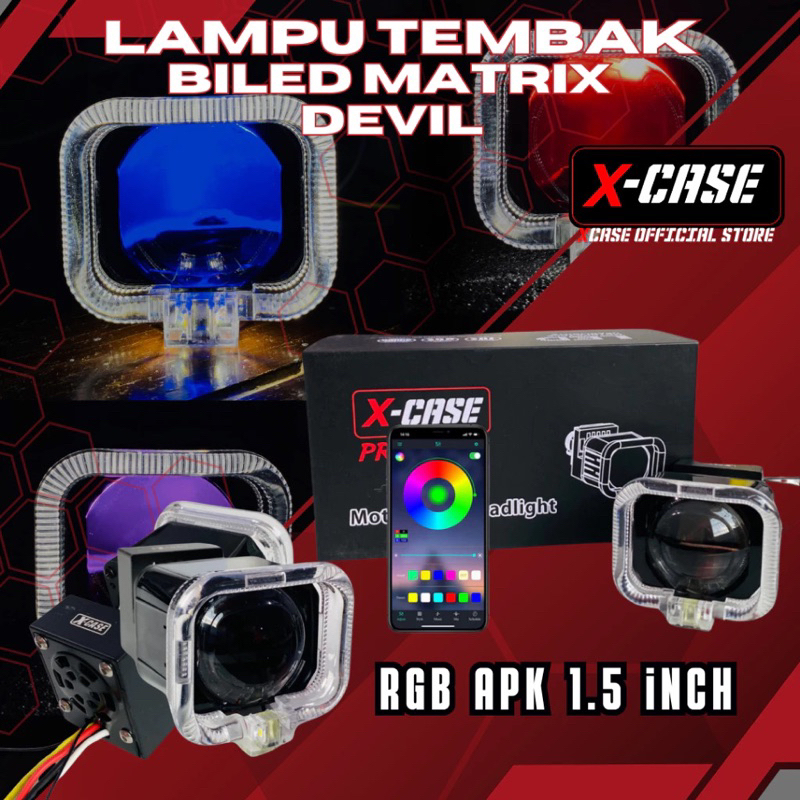 Jual MWS- Matrix X1+ Shroud Devil Rgb 1,5 Inch Konek Hp Xcase Universal ...