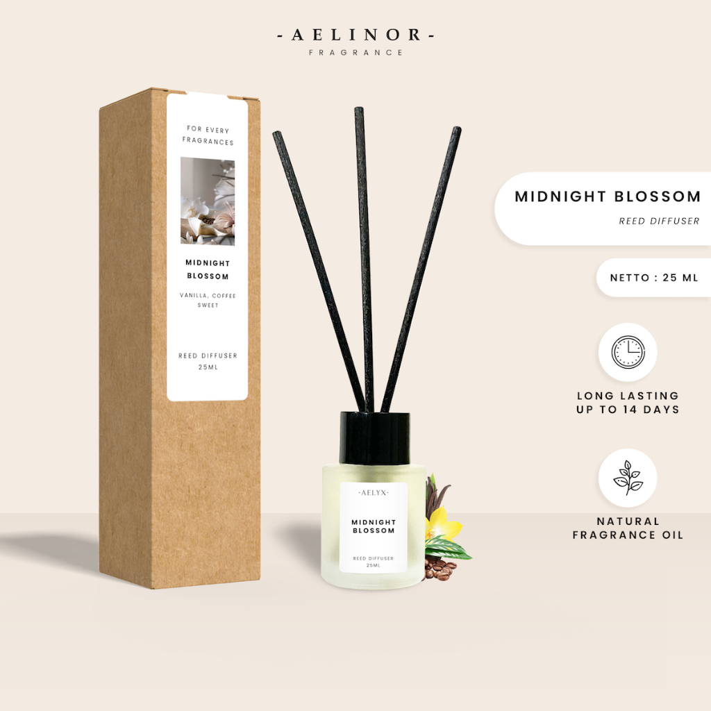 Jual Aelyx Reed Diffuser Midnight Blossom Pengharum Ruangan Aromaterapi ...