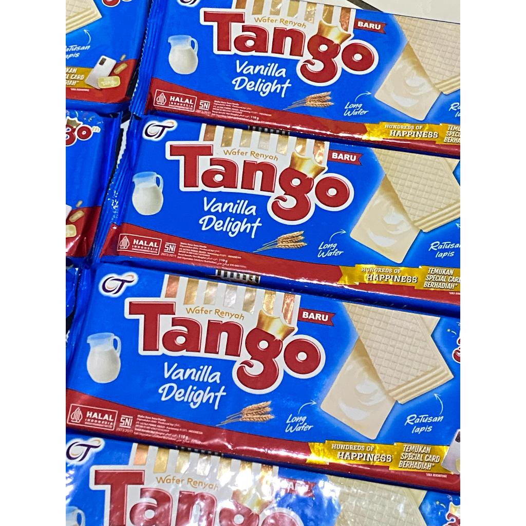Jual Tango Wafer Rasa Vanilla 110 Gram | Shopee Indonesia