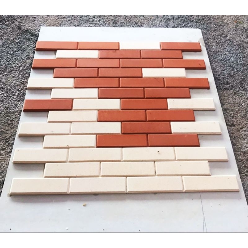 Jual Bata Tempel Bevel, Ukuran 24 x 7 x 1,5 Cm, Bata Homogen Beton ...