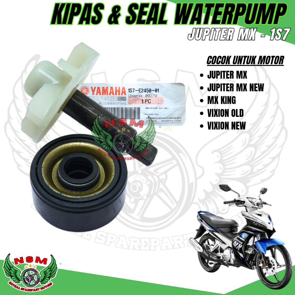 Jual PAKET SEAL WATERPUMP VIXION + KIPAS WATERPUMP VIXION OLD NEW / JUPITER MX OLD NEW / MX KING ...