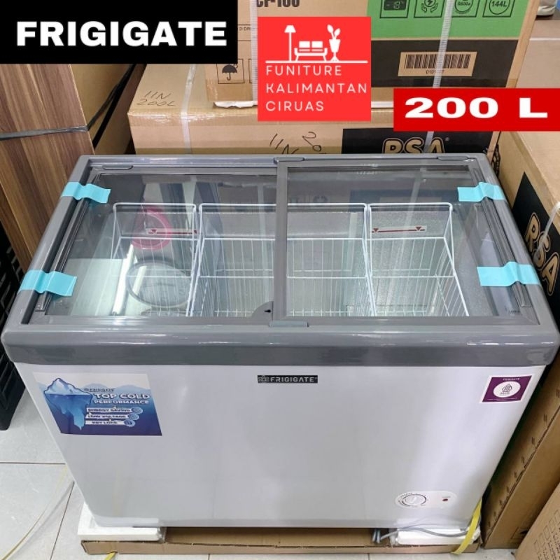 Jual Freezer Es Krim / Freezer Pintu Kaca Sliding FRIGIGATE 190 / 200 ...
