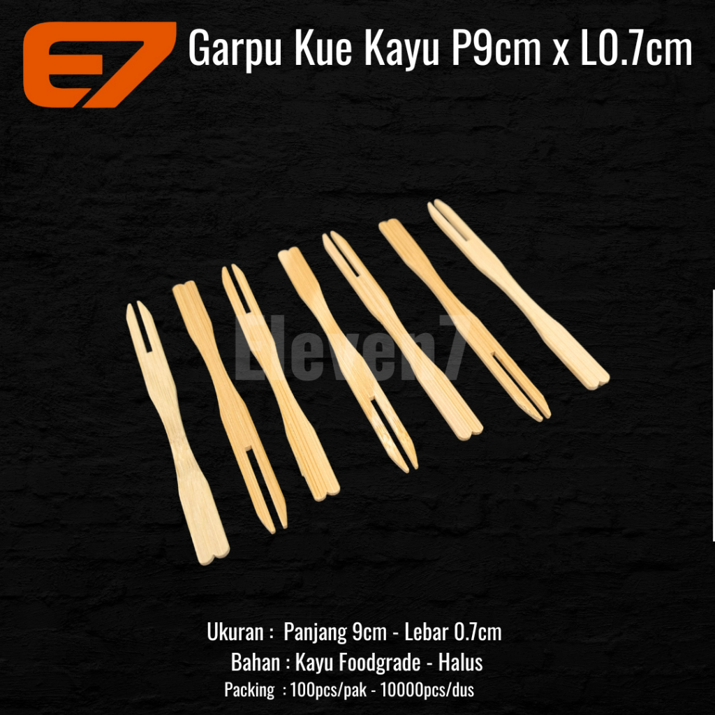 Jual Garpu Kue/Puding/Snack Kayu Halus , Fork Wooden (100pcs) | Shopee ...