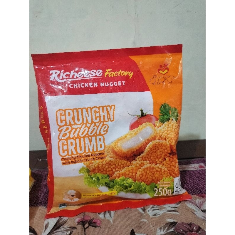 Jual richeese factory naget crunchy bubble crumb | Shopee Indonesia