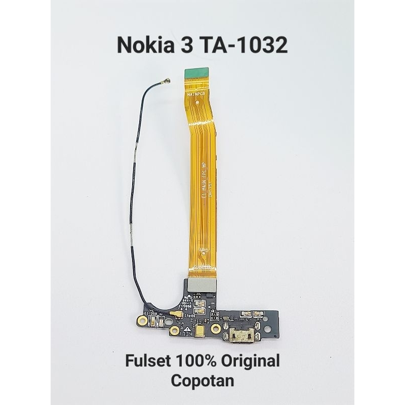 Jual FULSET PAPAN PCB KONEKTOR CAS NOKIA 3 TA 1032 SECOND ORIGINAL ...