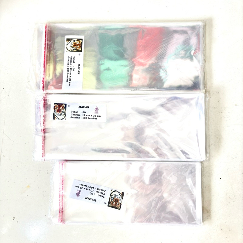 Jual PLASTIK OPP TEBAL SEAL 10x22 , 11x26 , 12x26 | Shopee Indonesia