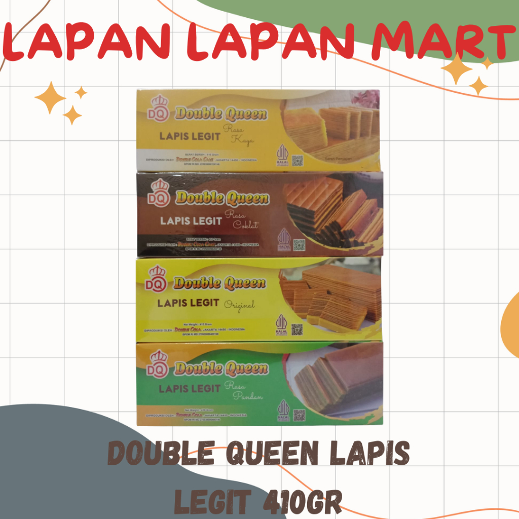 Jual Lapis Legit Double Queen 410gr | Shopee Indonesia