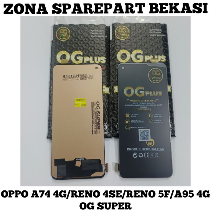 Jual LCD+TS OPPO A74 4G/RENO 4SE/RENO 5F/A95 4G OG SUPER | Shopee Indonesia