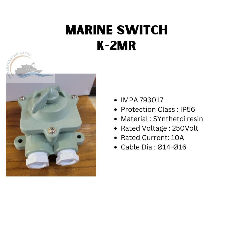 Jual Marine Switch K-2MR / IMPA 793017/ Switch Listrik Marine Kapal ...
