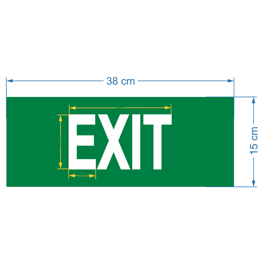 Jual Sign Exit - Sticker Cutting Only | Shopee Indonesia