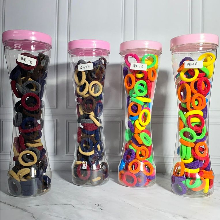 Jual *LUNA* Ikat Rambut Donat Kecil Wanita Tabung Elastis Ikat Rambut ...