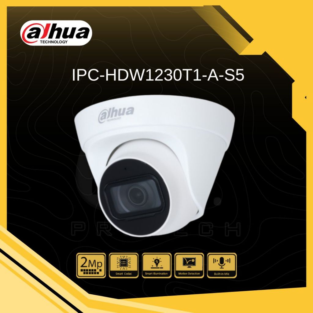 Jual Dahua CCTV IR Eyeball Network Camera IPC HDW1230T1-A S5 2MP | Shopee Indonesia