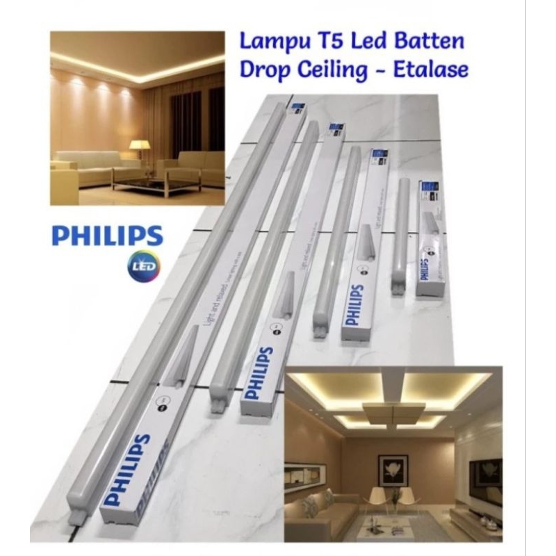 Jual PHILIPS Lampu T5 LED Batten Trunklinea Trunk linea 4W 7W 9W 13W 3000K 4000K 6500K / Lampu ...