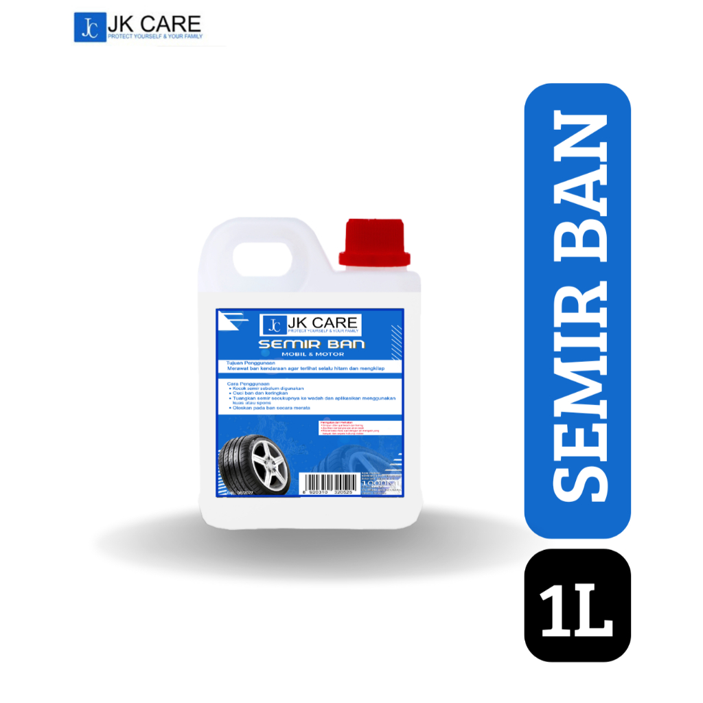 Jual JK Care Semir Ban Pengkilap Ban Penghitam Ban Mobil Motor 1 Liter ...