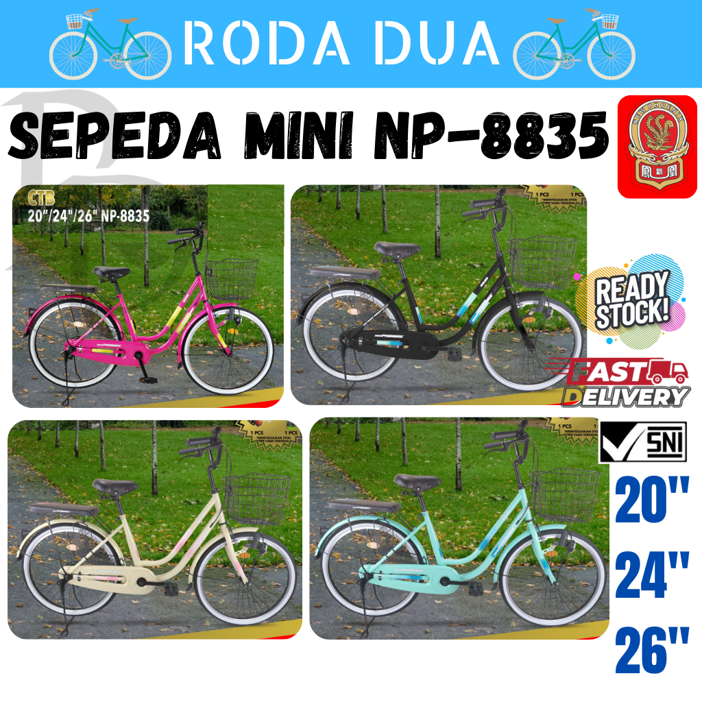 Jual SEPEDA MINI NEW PHOENIX TIPE NP-8835 KERANJANG - READY UKURAN 20/ ...