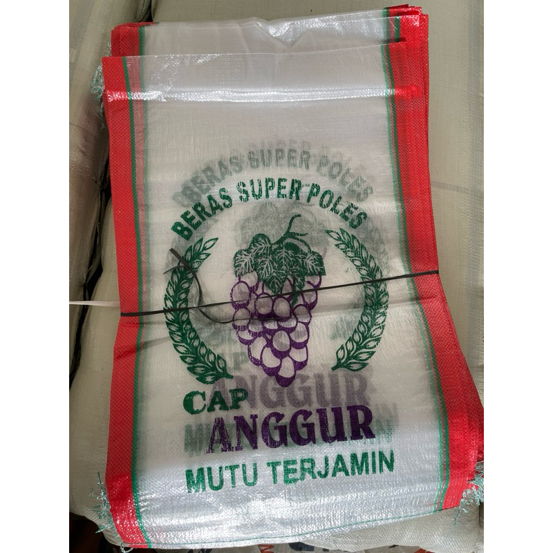 Jual Karung beras 25kg karung anggur beras karung plastik karung selep ...