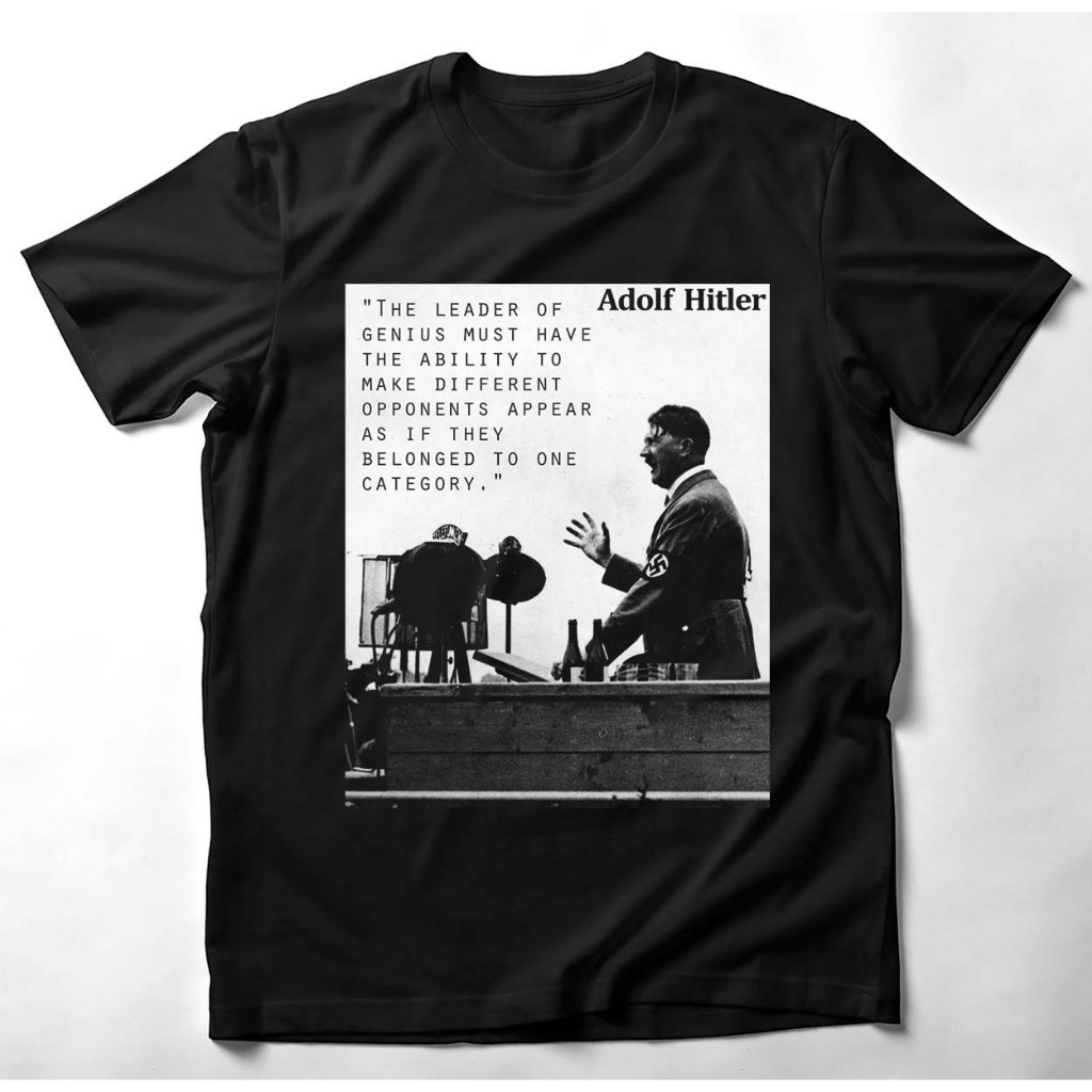 Jual T-shirt Kaos Dewasa ADOLT HITLER 24S tebal | Shopee Indonesia