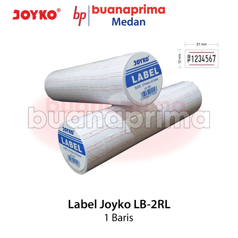 Jual LABEL Harga JOYKO LB-2RL 1 Baris 1 Pack isi 10 Roll Line Stiker ...