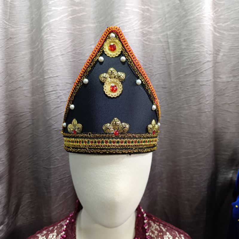 Jual Mahkota Topi Tari Adat Melayu / Mahkota Tari Saman Aceh | Shopee ...