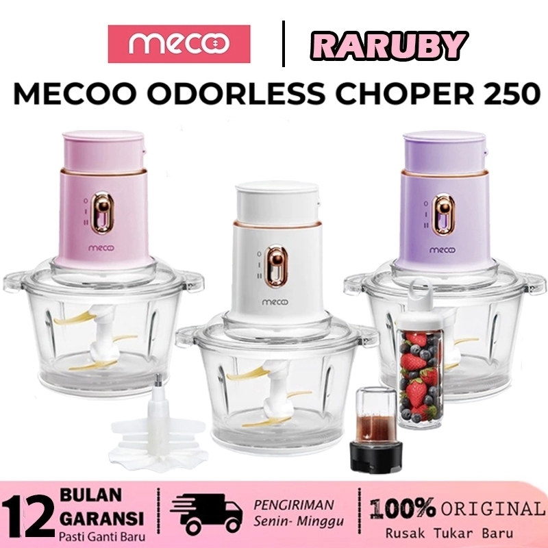 Jual Mecoo Most Aesthetic 5 in 1 Antibacterial Odorless Chopper 250 Low ...
