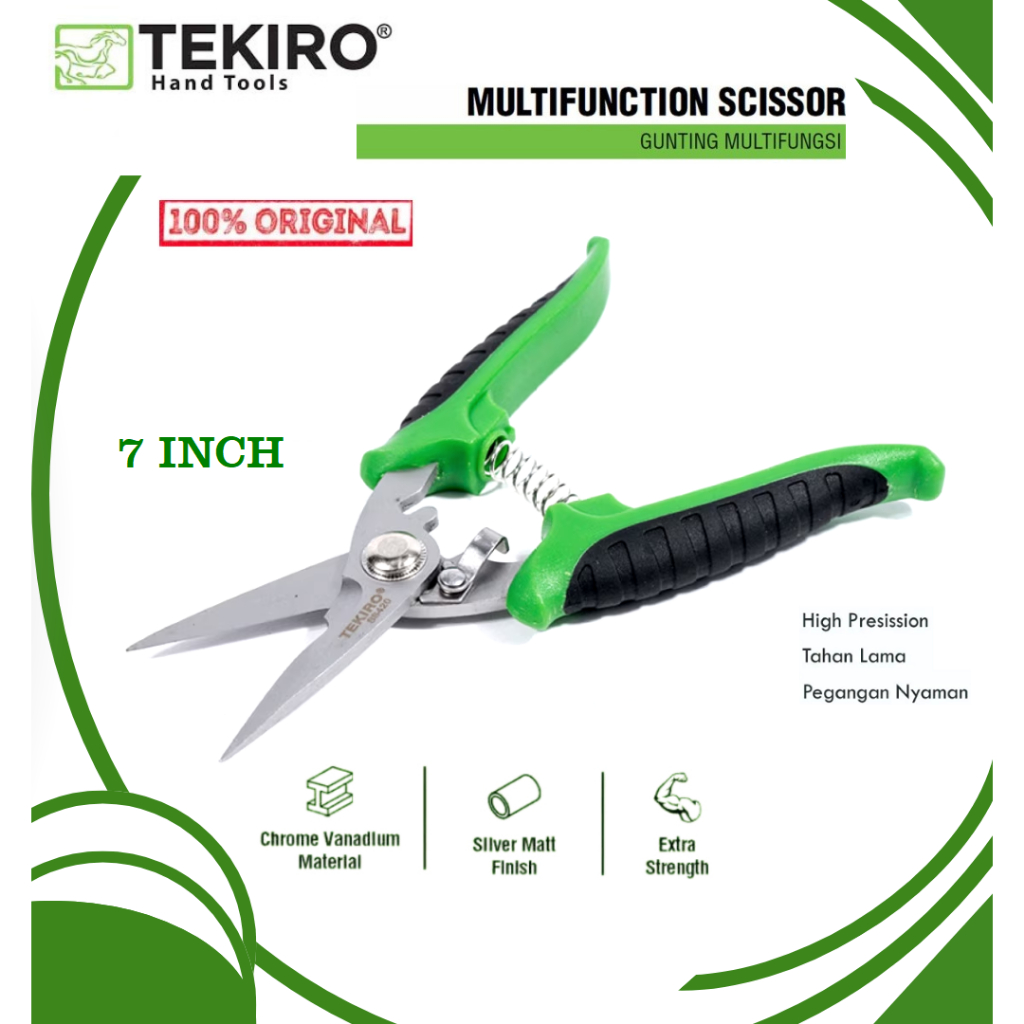 Jual Tekiro Gunting Seng Multifungsi 7 Inch Gunting Serbaguna Gunting ...