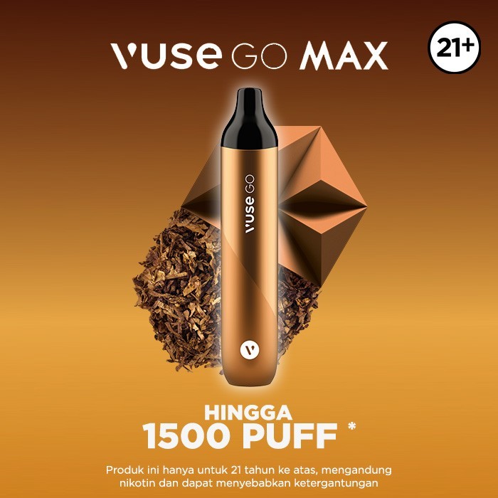 Jual VUSE GO MAX DISPOSABLE VAPE 1500 RASA CREAMY TOBACCO - VUSE GOMAX ...