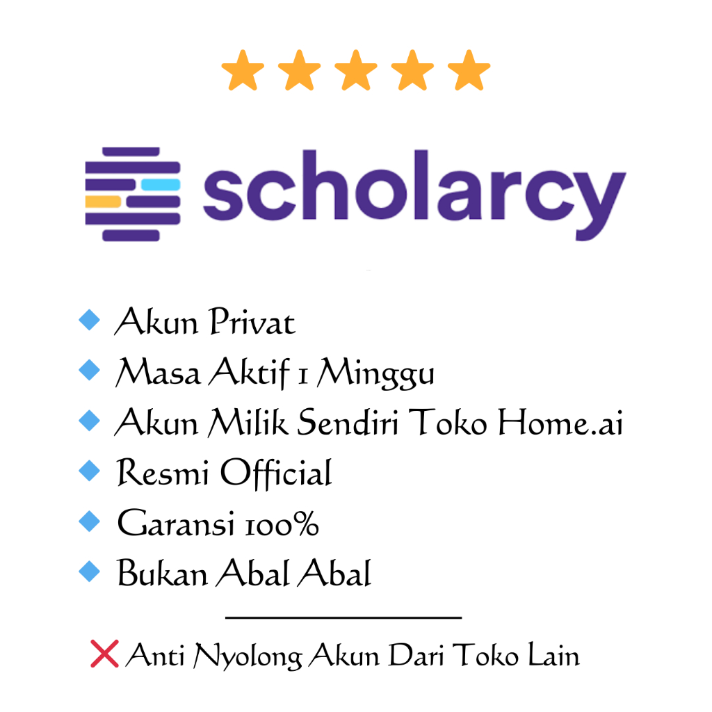 Jual Scholarcy Premium | Shopee Indonesia