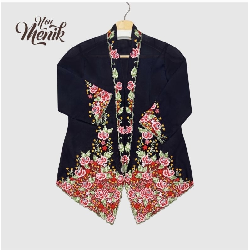 Jual SS KEBAYA BUNGA2 TRADISIONAL HITAM | Shopee Indonesia