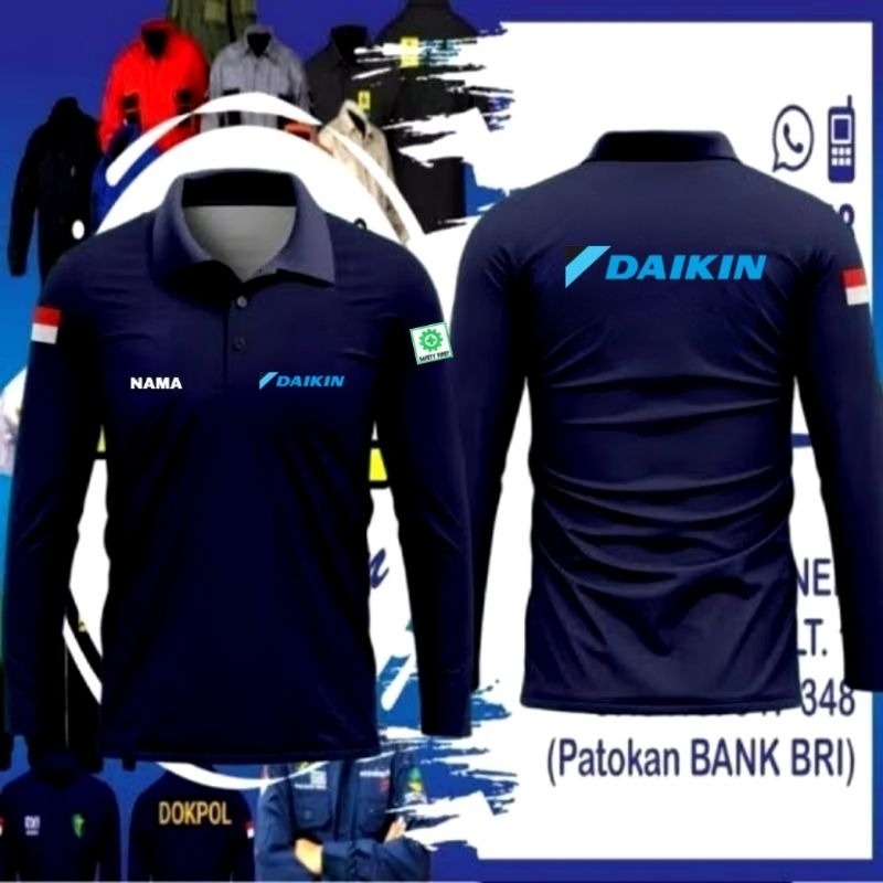 Jual kaos Daikin kaos kerah Daikin kaos polo Daikin polo Daikin kaos ...