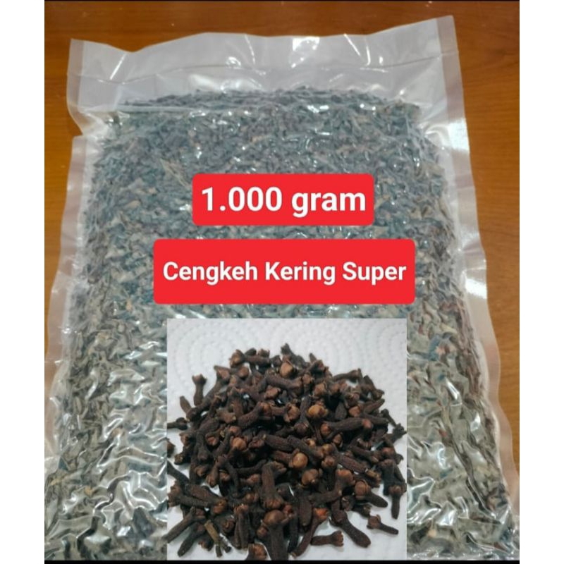 Jual CENGKEH KERING SUPER TANPA TANGKAI BERSIH 1.000 GR | Shopee Indonesia