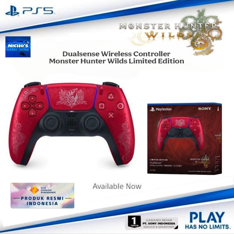 Jual Dualsense PS5 Wireless Controller Monster Hunter Wilds Limited ...
