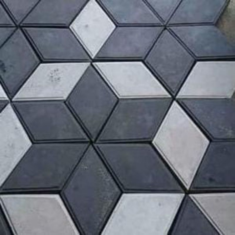 Jual PAVING BLOK/CONBLOK/PAVING MODEL 3DIMENSI | Shopee Indonesia