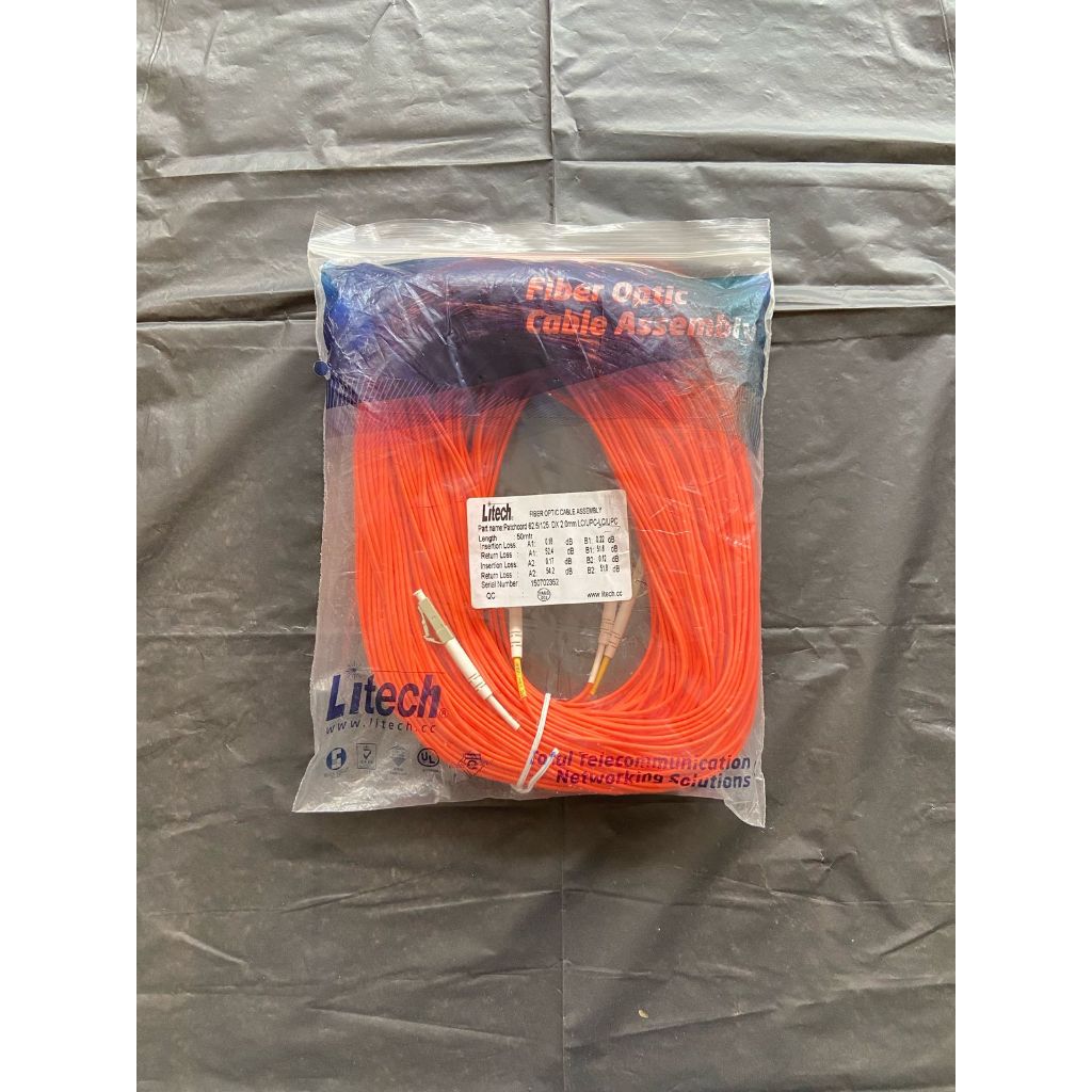 Jual Fiber Optic Cable Assembly Patchcord 2mm LC/UPC - LC/UPC 50 Meter ...