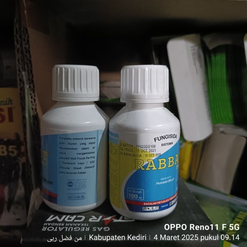 Jual fungisida sistemik RABBAT 250EC.Kemasan 100ml original pabrik ...