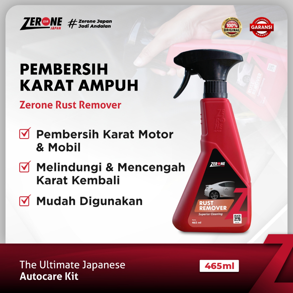 Jual Zerone Japan Rust Remover Pembersih Kerak Mesin Motor Mobil ...
