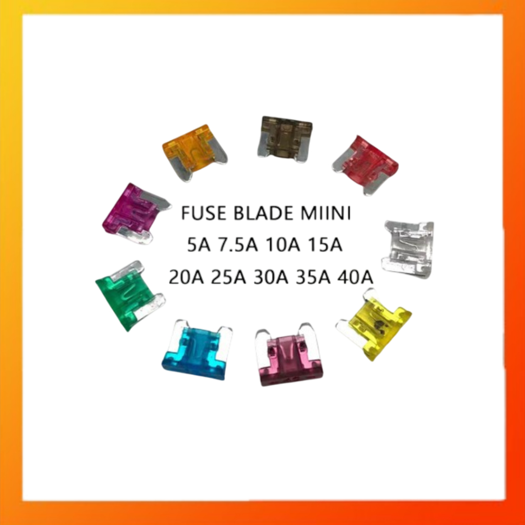 Jual FUSE SEKRING SIKRING MINI 5A 7.5A 10A 15A 20A 25A 30A 35A 40A ...