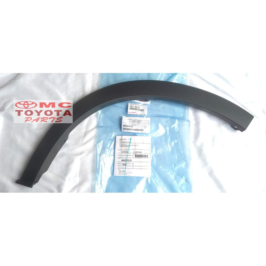 Jual Moulding Extension Bumper Depan Kanan Over Fender Bodykit Rush ...