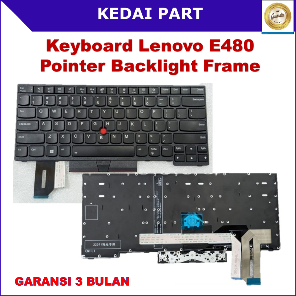 Jual Keyboard Lenovo ThinkPad E480 E485 E490 E490S E495 L380 L390 L480 ...