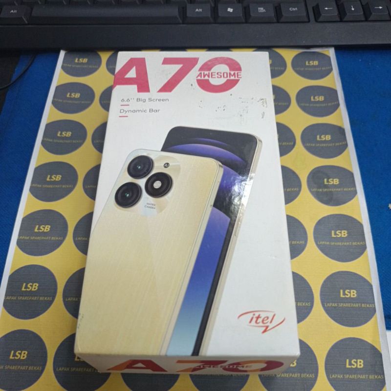 Jual DUS BOX HANDPHONE ITEL A70 ORIGINAL BEKAS | Shopee Indonesia