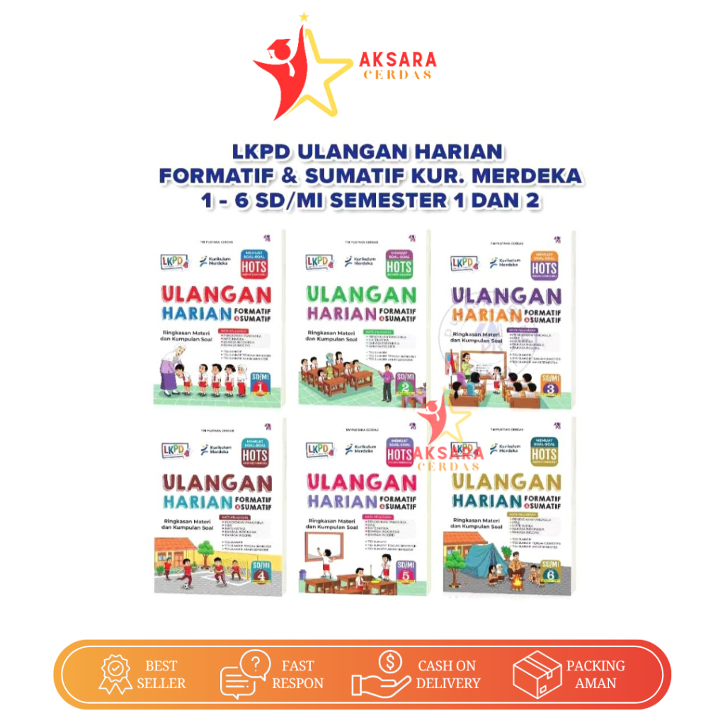 Jual Buku Ulangan SD Mi LKPD Ulangan Harian Formatif & Sumatif ...