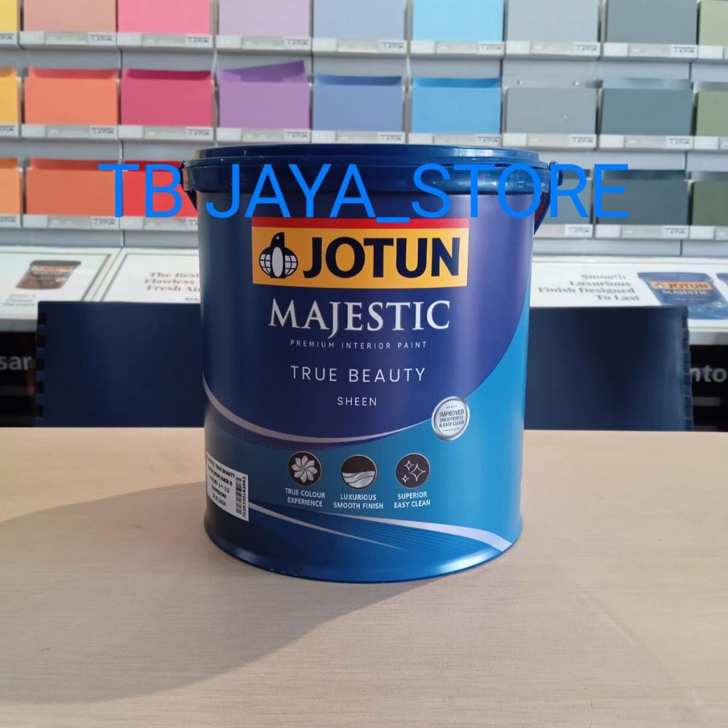 Jual JOTUN MAJESTIC TRUE BEAUTY SHEEN 2.5L CAT TEMBOK HINT OF GREEN 7001 | Shopee Indonesia