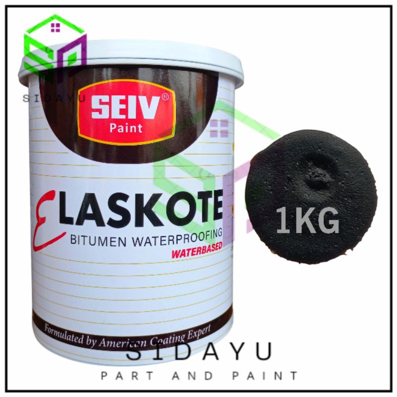 Jual Cat Pelapis Anti Bocor Seiv Elaskote Bitumen Waterproofing ...