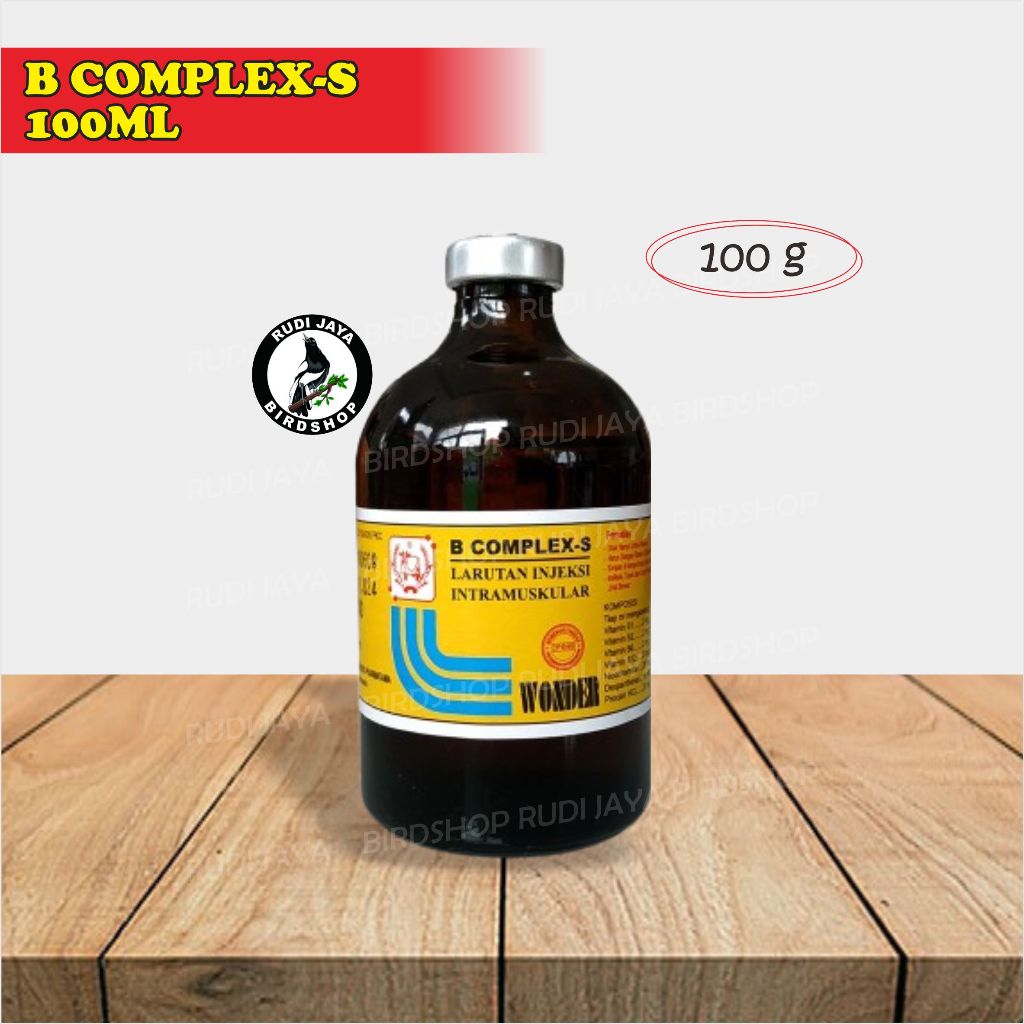 Jual VITAMIN B COMPLEX-S SUPER INJEKSI WONDER VITAMIN B KOMPLEKS HEWAN ...